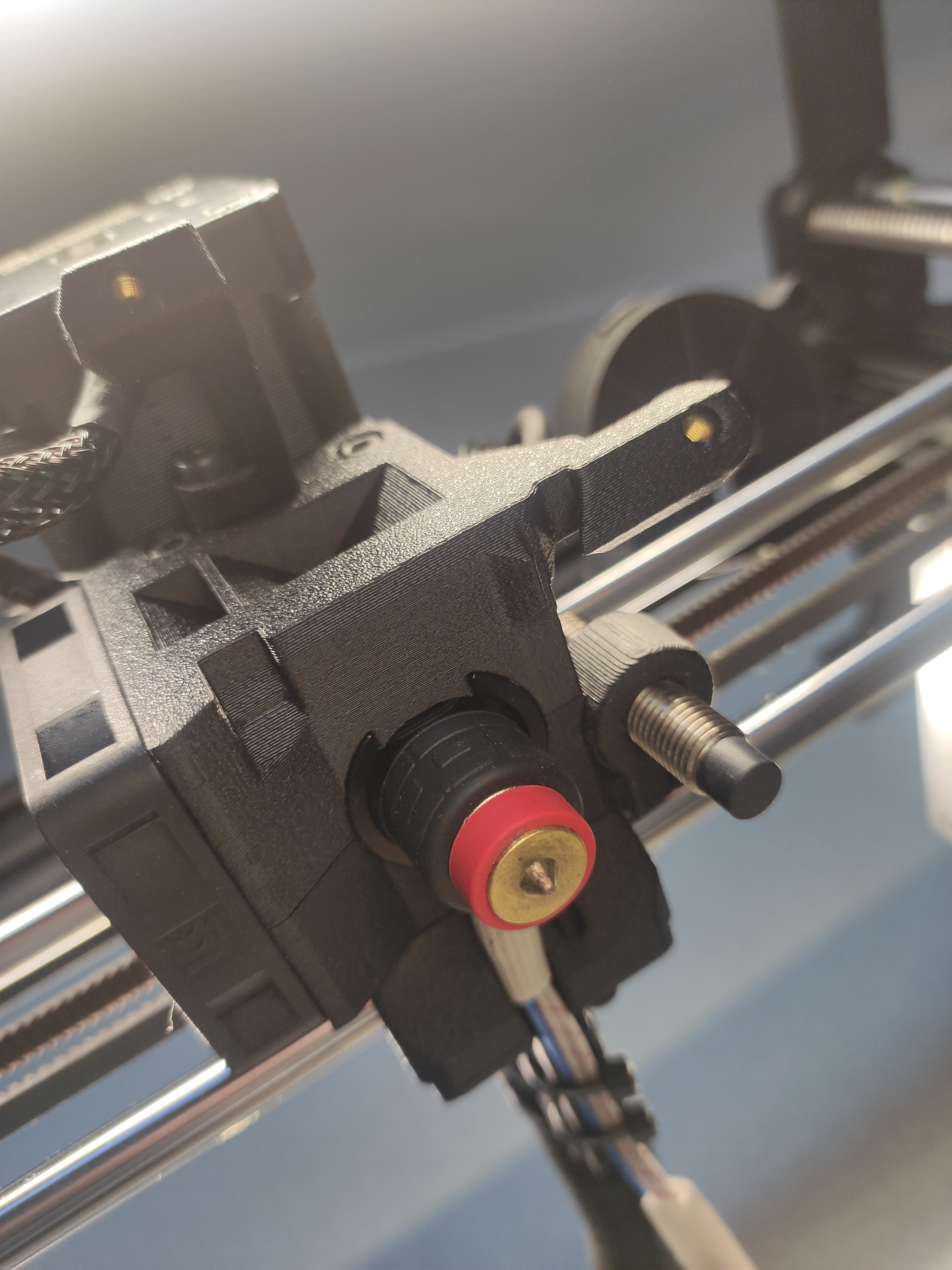 Prusa MK3S+ Revo Six anti turn extruder cover with M3 heat set inserts ...