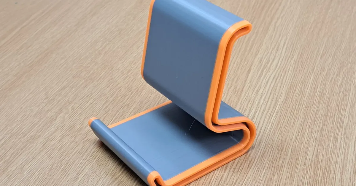 simple Phone Stand by Lorenz Biedermann | Download free STL model ...