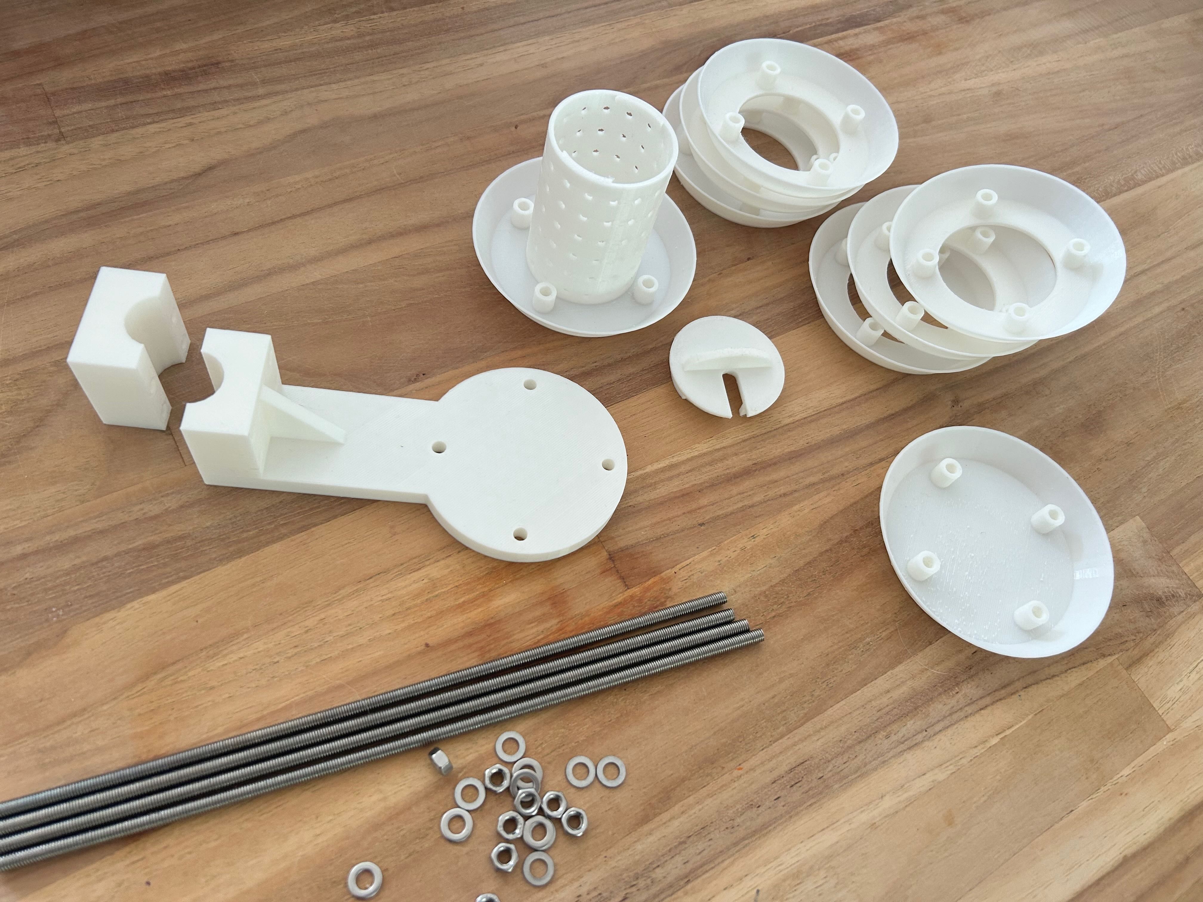 Radiation Shield For Esp32 Weather Station By Dsw73 Download Free Stl