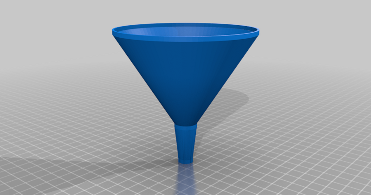 medium vented funnel by Hahihula | Download free STL model | Printables.com
