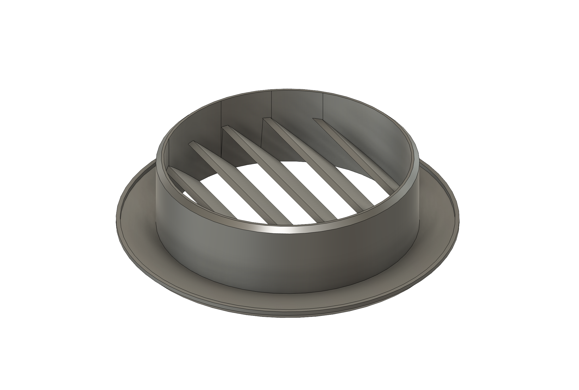 Round Air Vent Cover 50mm - 45° chamfered edge by Welle | Download free ...