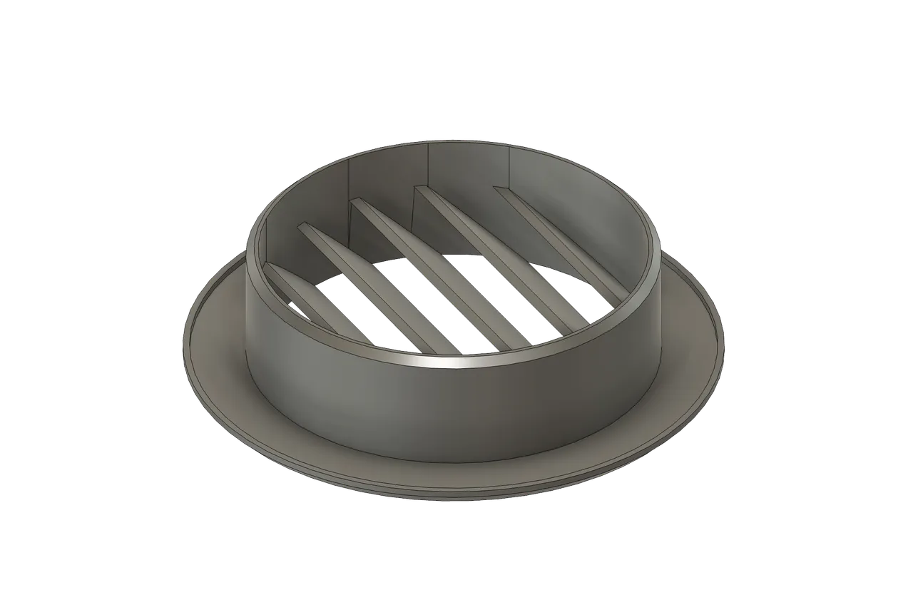 Round Air Vent Cover 50mm - 45° chamfered edge by Welle | Download free ...