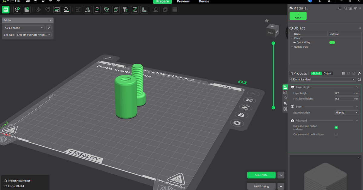 Anti-Sag for GPU by ReconOwl | Download free STL model | Printables.com