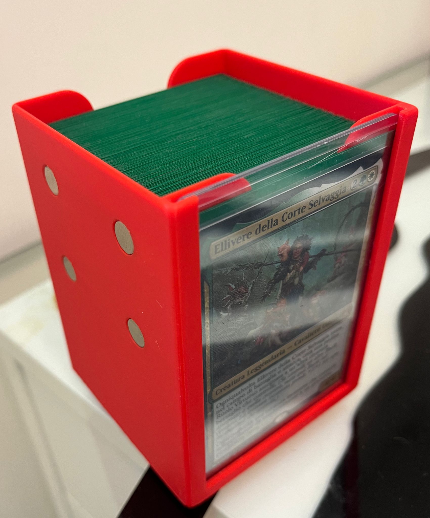 MTG commander deck holder with magnets by Matteo S. | Download free STL ...