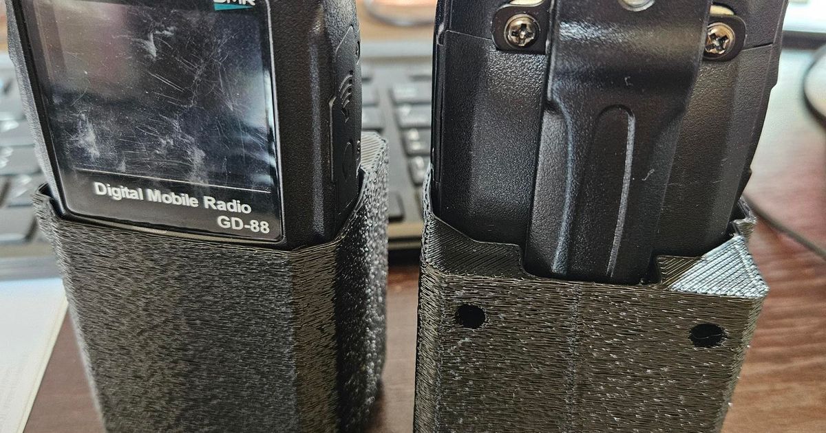 Radioditty GD-88 wall holder by Bartek Zalewski | Download free STL model | Printables.com