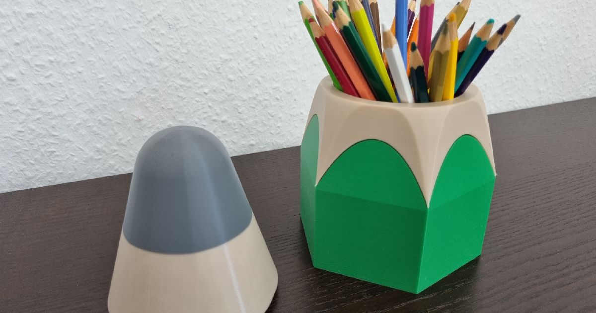 Pencil Organiser by Digitale Lehrerin | Download free STL model | Printables.com