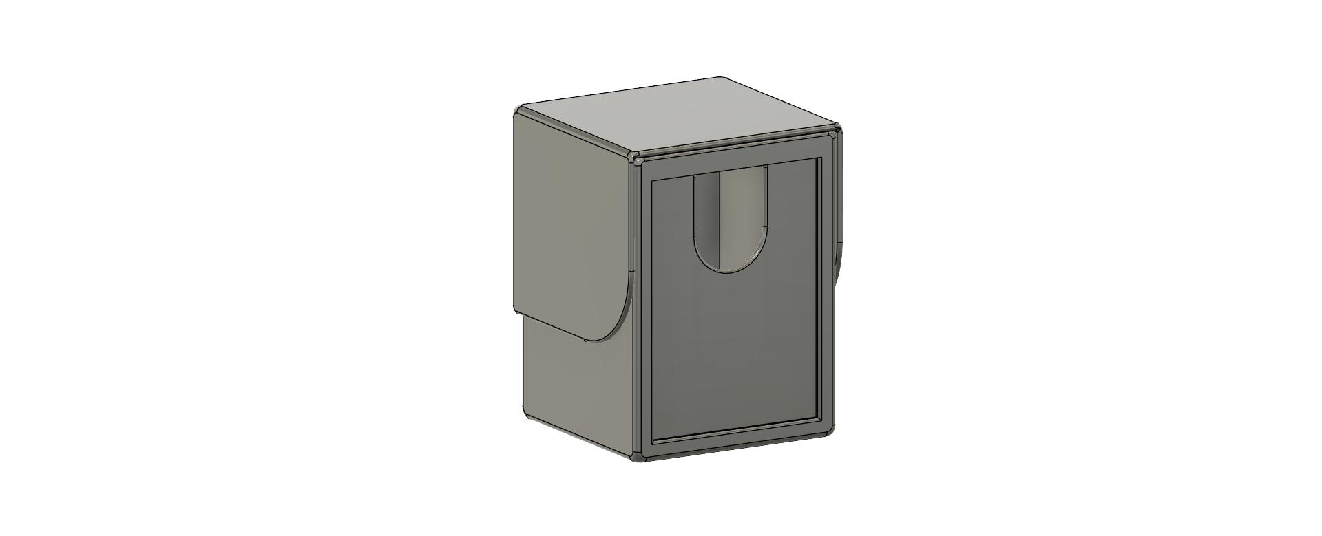 MTG commander deck holder with magnetic slider by Matteo S. | Download ...