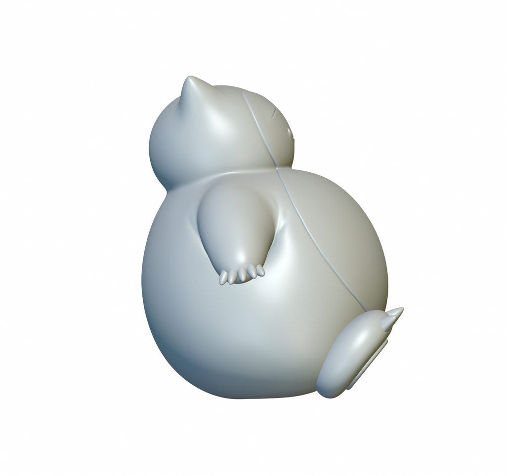 Pokemon Snorlax #143 - Optimized for 3D Printing by 3Dprint1UP ...