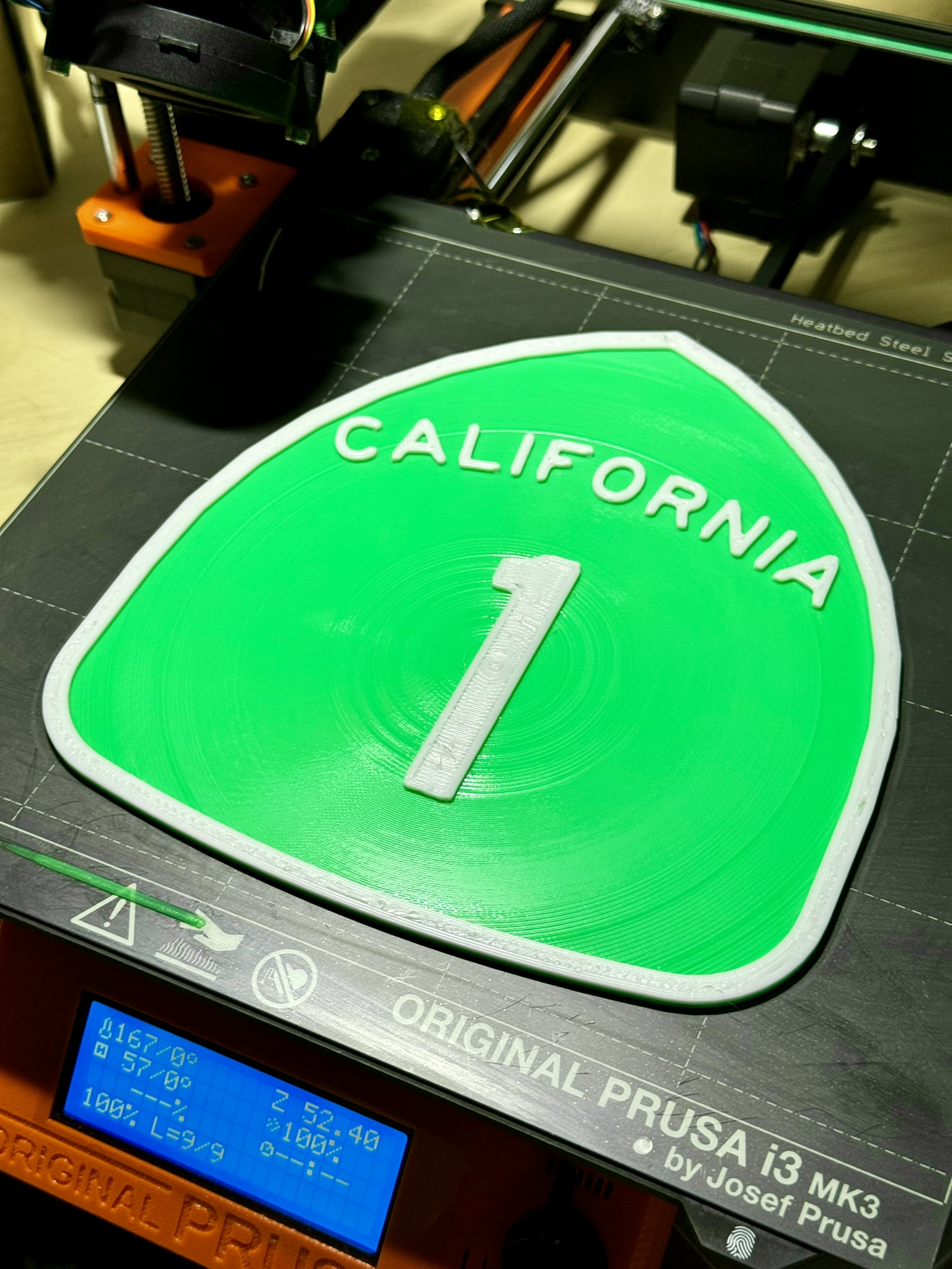 California Highway 1 Sign by hexmonkey | Download free STL model ...
