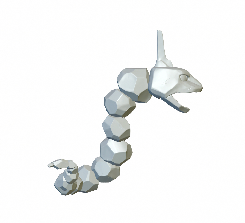 Pokemon Onix #95 - Optimized for 3D Printing by 3Dprint1UP | Download ...