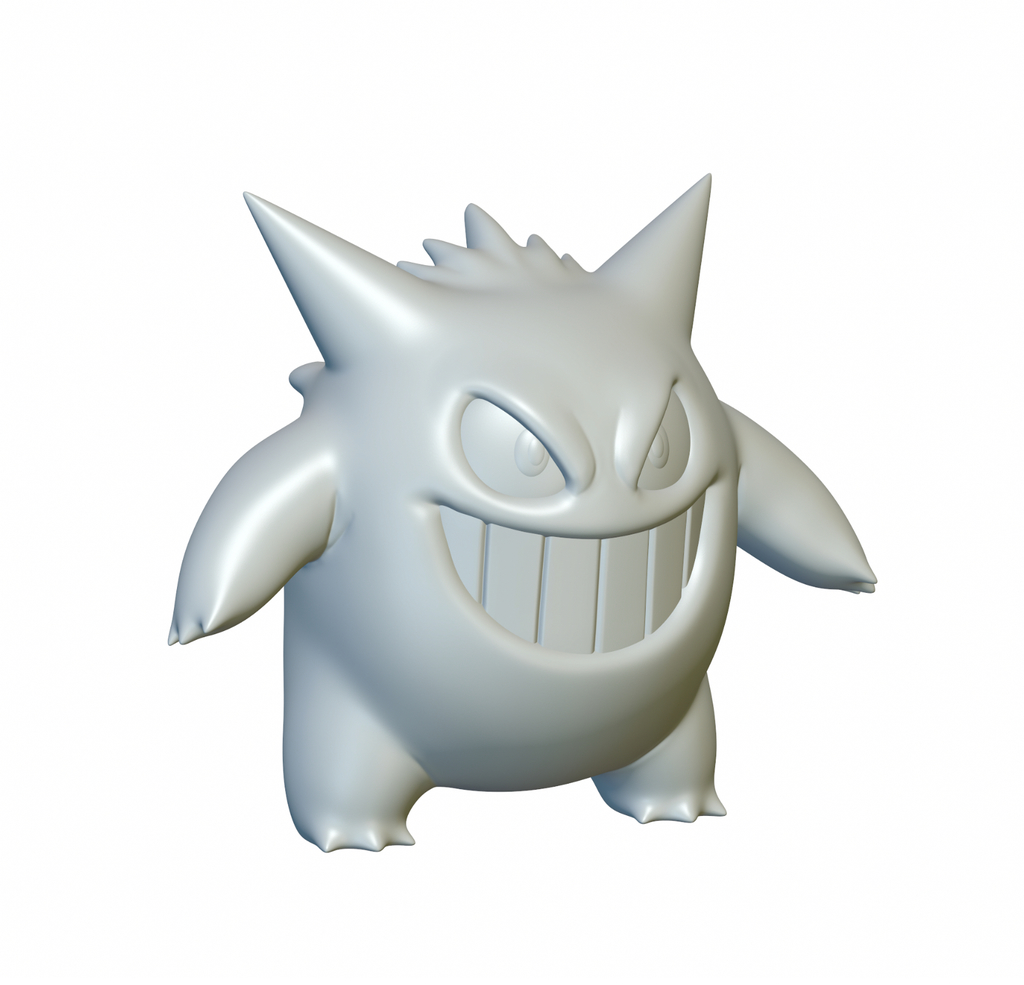 Pokemon Gengar #94 - Optimized for 3D Printing by 3Dprint1UP | Download ...