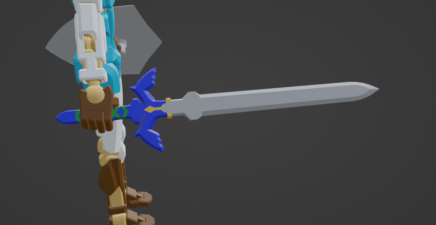 Dummy 13 Master Sword and Hylian Shield by Demothen Designs | Download ...