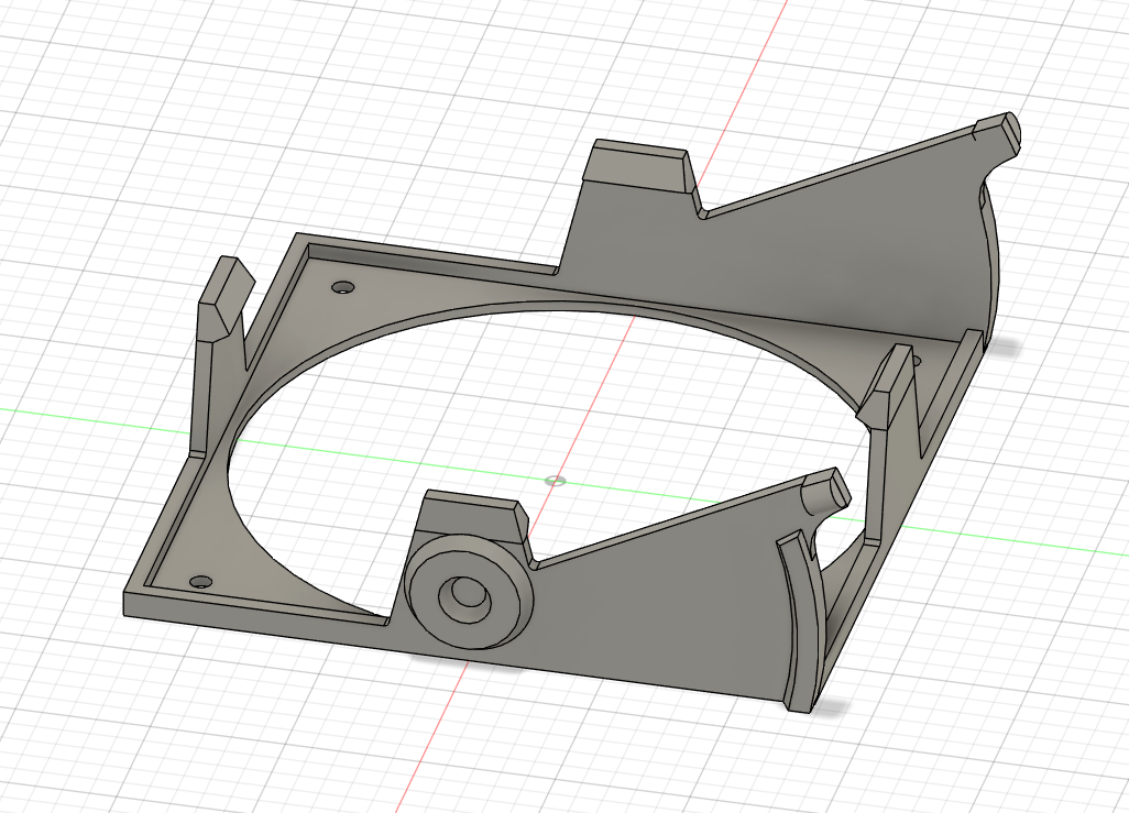 Adjustable Perfect Desktop Fan Stand Tighter clips and added holes ...