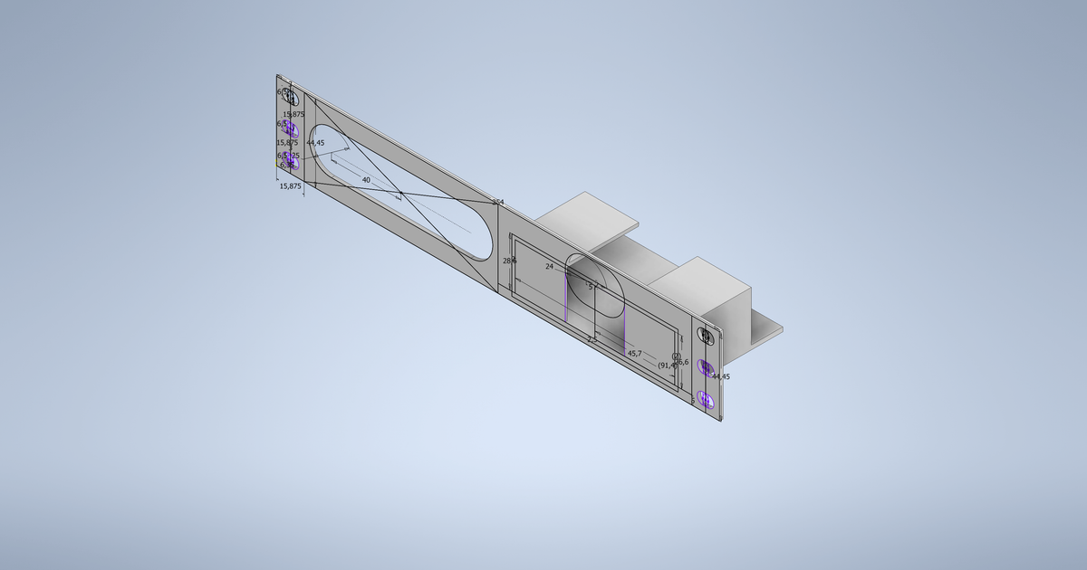 Philips Hue Bridge Rack mount adapter by maksi | Download free STL ...