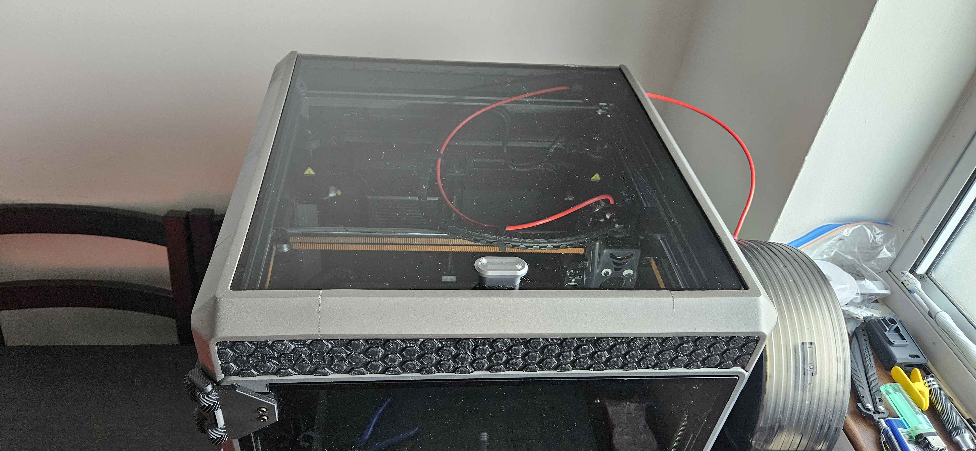 Creality K1 MAX Unibody Riser W/Glass slider and filament sensor ...