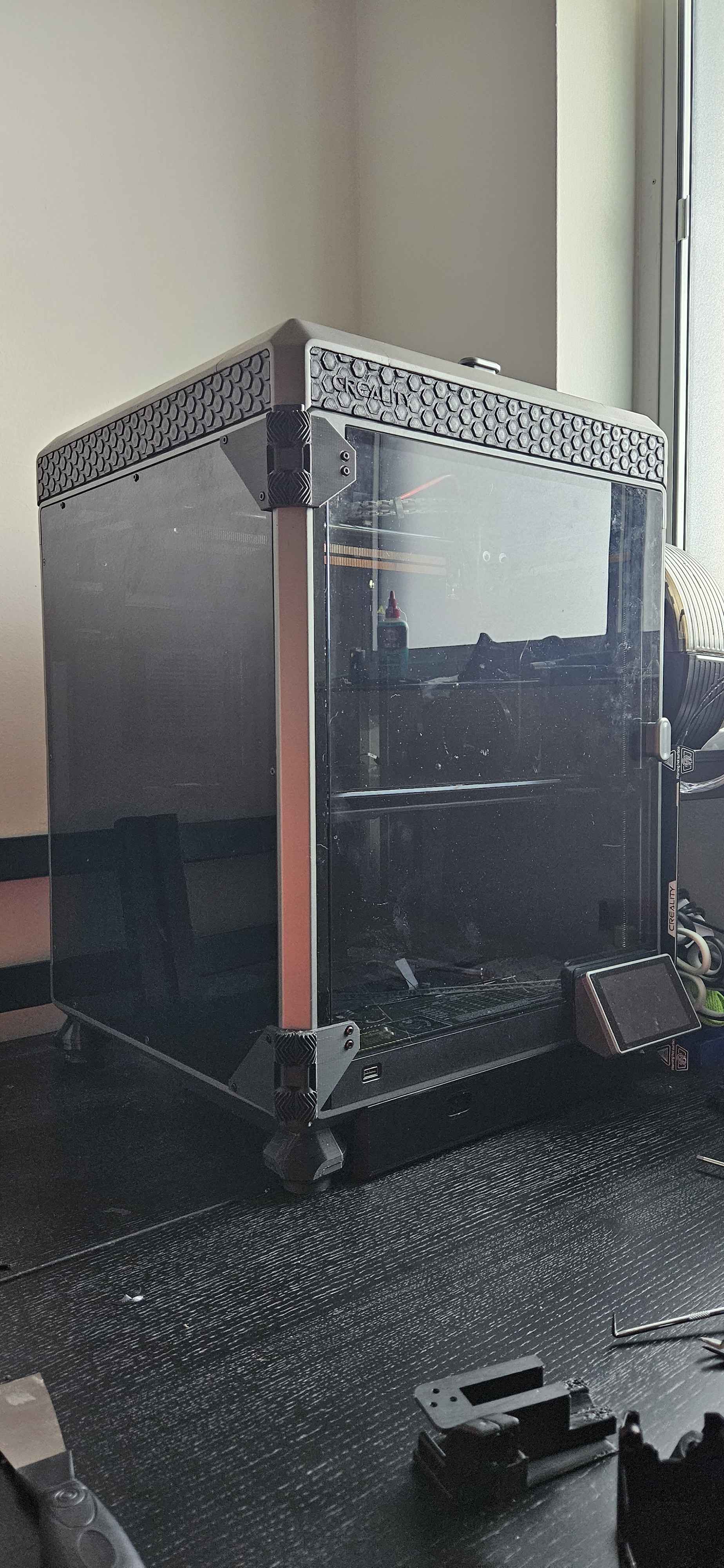 Creality K1 MAX Unibody Riser W/Glass slider and filament sensor ...