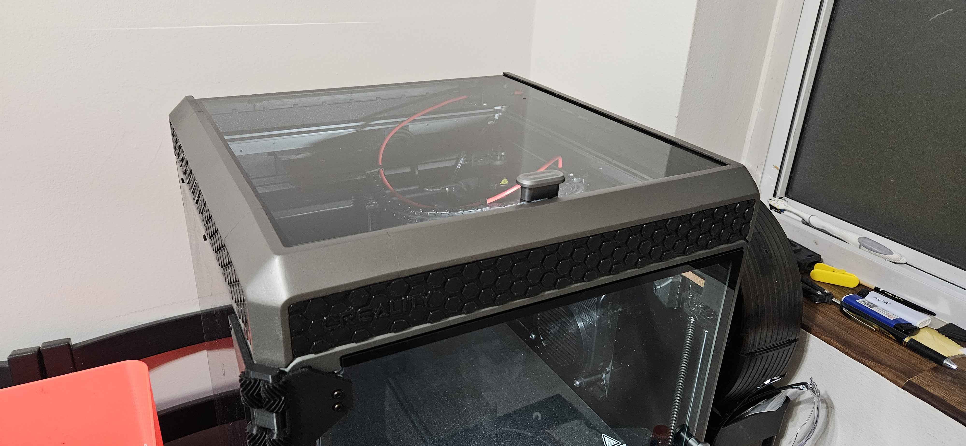 Creality K1 MAX Unibody Riser W/Glass slider and filament sensor ...