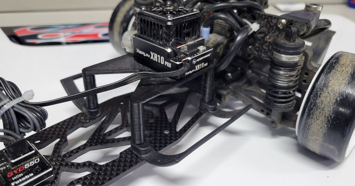 Redcat RDS ESC Mount above Battery by RoadsideRC | Download free STL ...