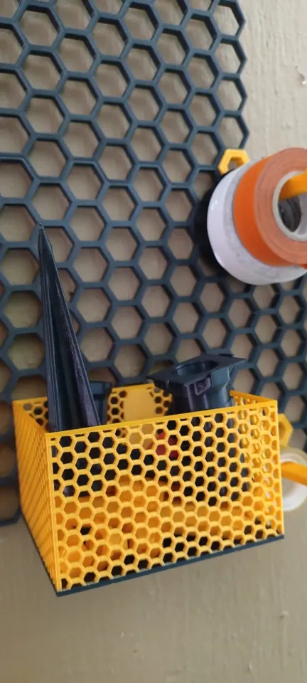 HSW Large honeycomb basket 100x100x63mm by Mario Alvarez | Download ...