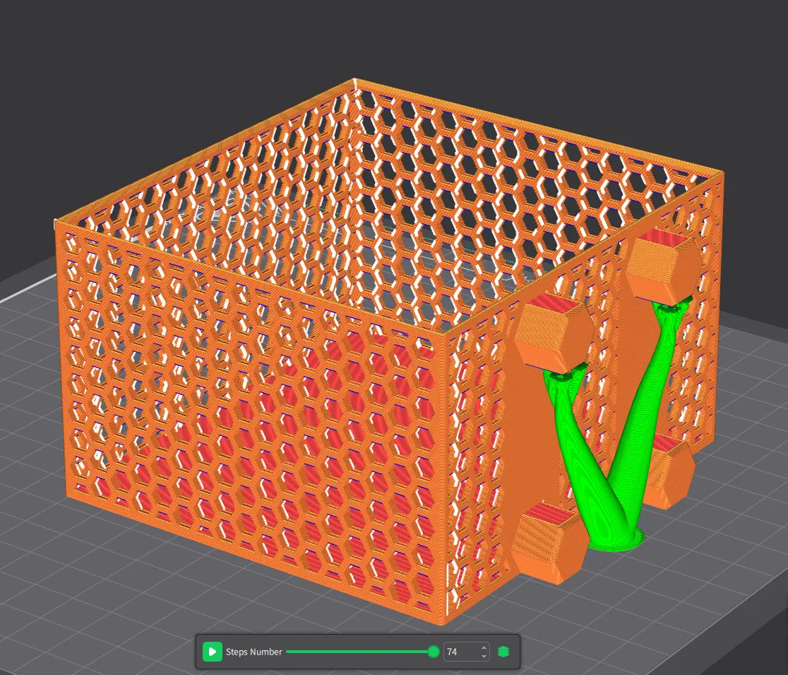 HSW Large honeycomb basket 100x100x63mm by Mario Alvarez | Download ...