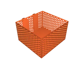 HSW Large honeycomb basket 100x100x63mm by Mario Alvarez | Download ...