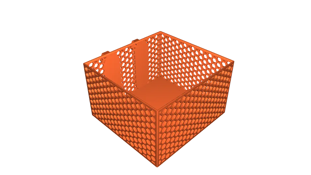 HSW Large honeycomb basket 100x100x63mm by Mario Alvarez | Download ...