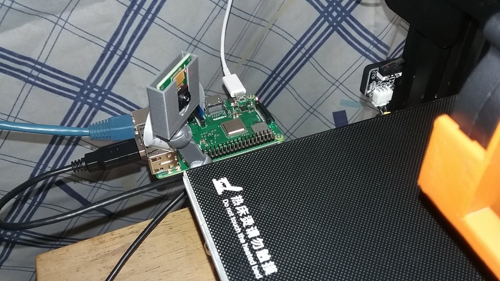 Raspberry Pi 3 and Arducam mount for Ender 3 - No extra hardware needed ...