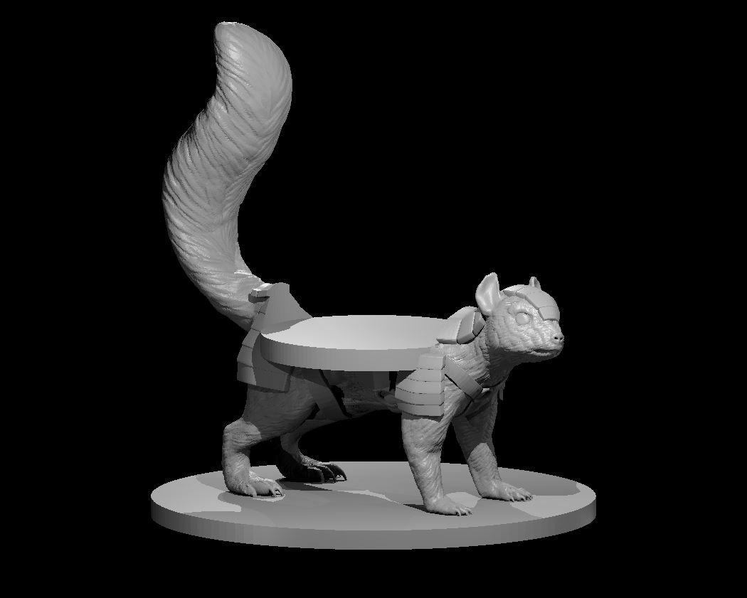 Dire Squirrel Mount by MZ4250 | Download free STL model | Printables.com