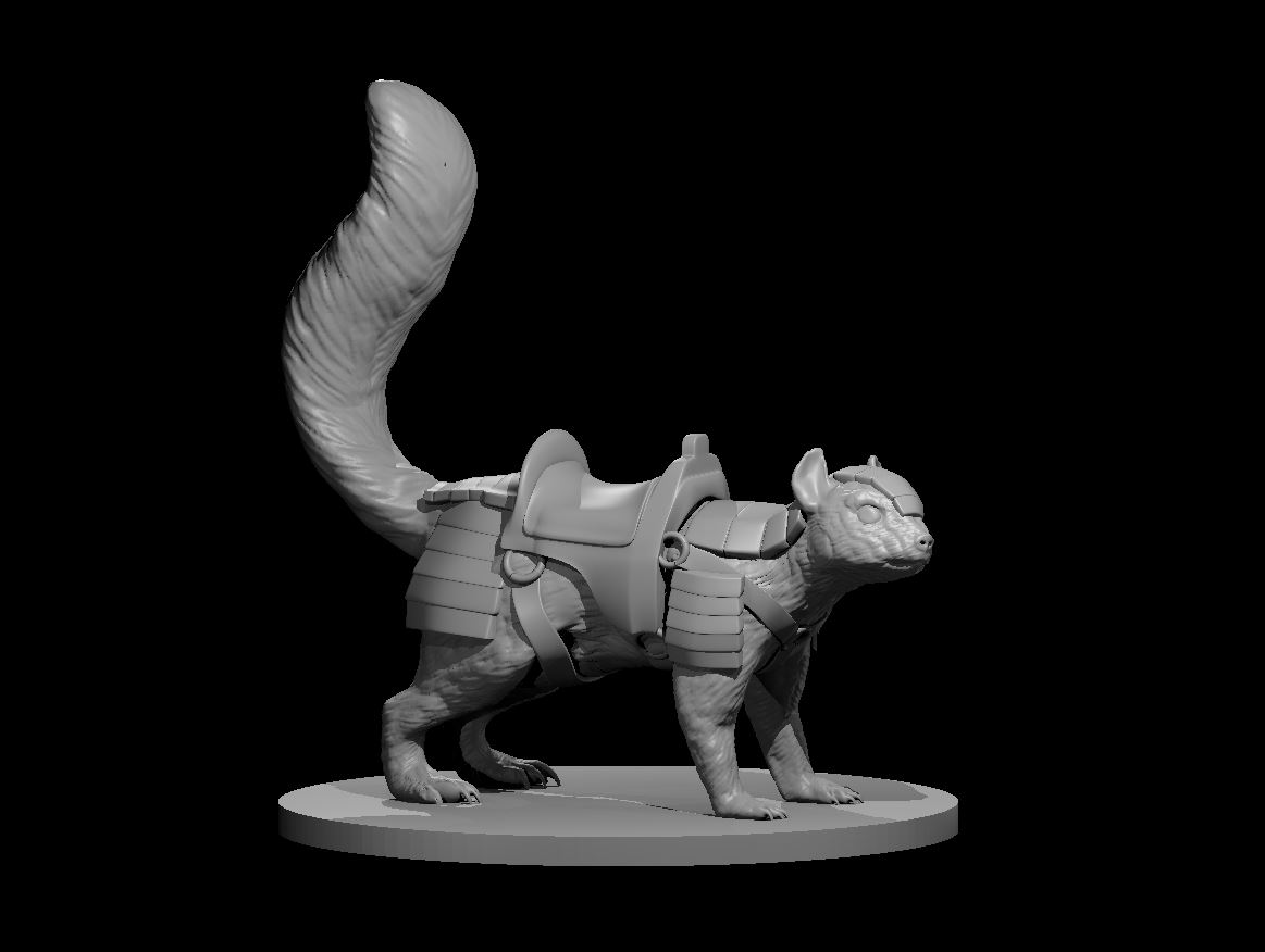 Dire Squirrel Mount by MZ4250 | Download free STL model | Printables.com