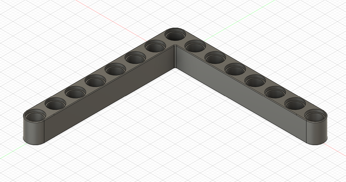 Lego L Beam (8x8) by Erik Koopmann | Download free STL model ...