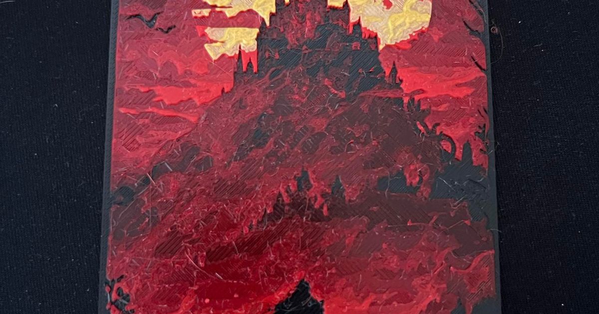 Castlevania bookmark Hueforge por MQYO | Descargar modelo STL gratuito ...