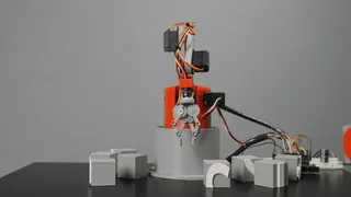 Compact Robot Arm (Arduino) - 3D Printed by Build Some Stuff | Download free STL model ...