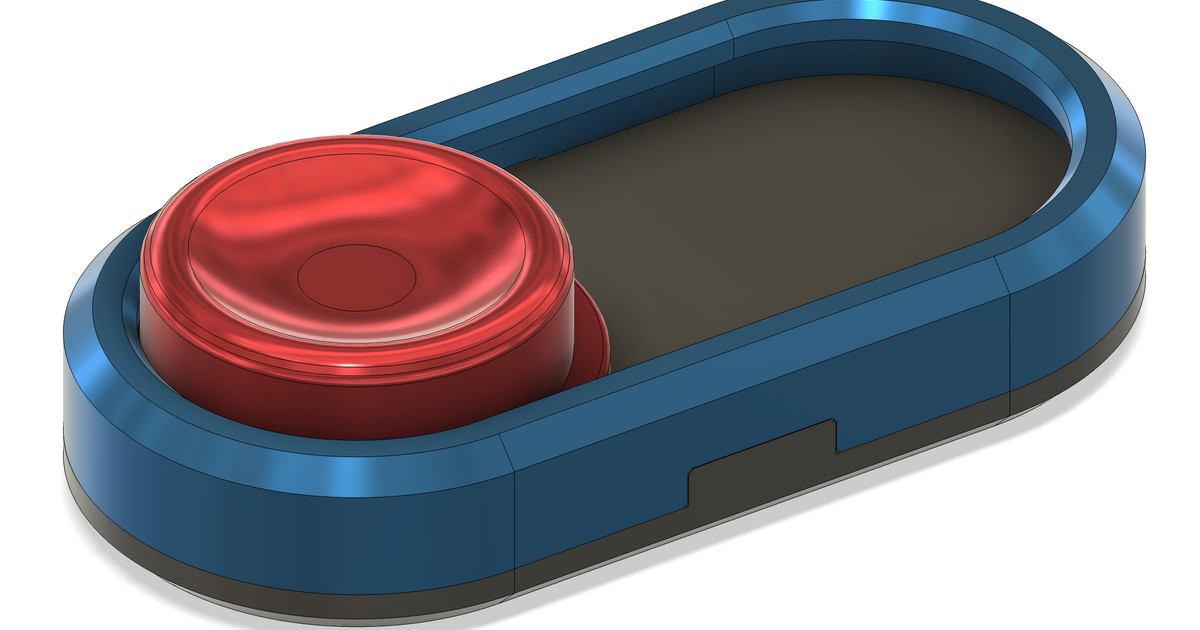 small and discrete magnetic fidget that is modeled for 3.18mm tall x 4 ...