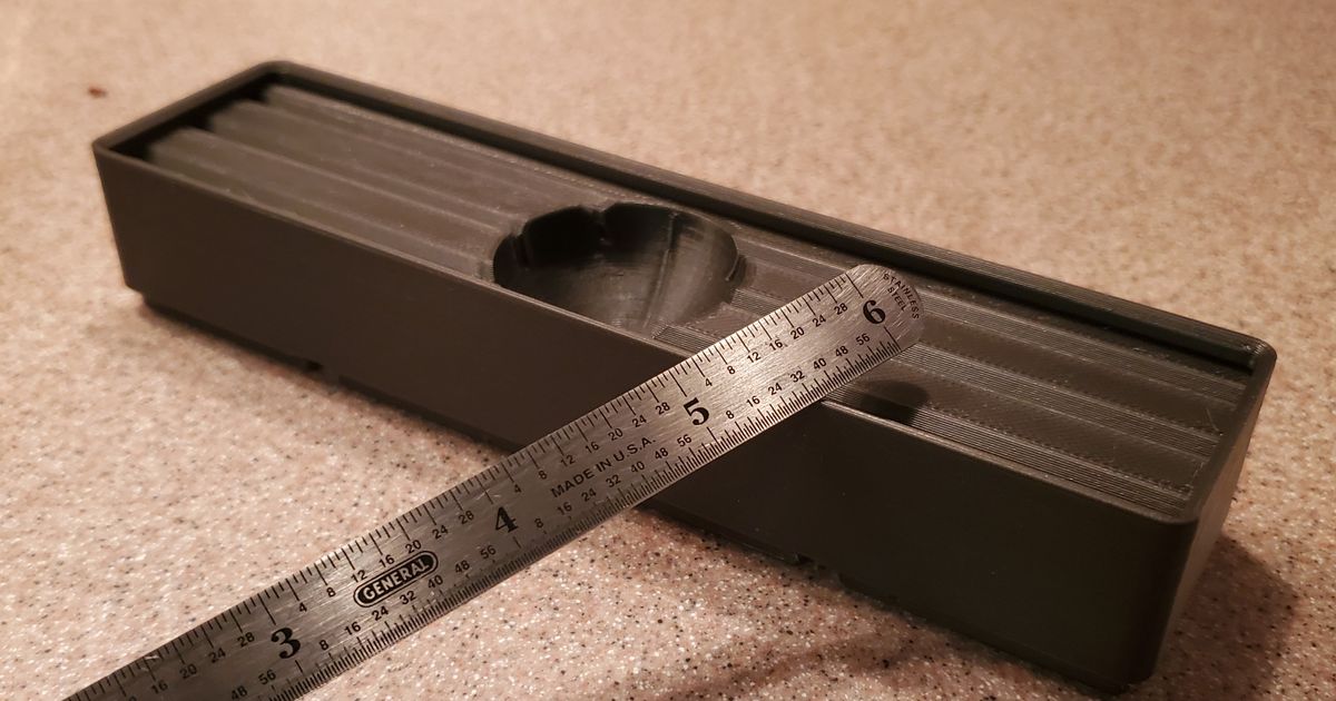 Gridfinity Metal Ruler Bin by ngonzal987 | Download free STL model ...