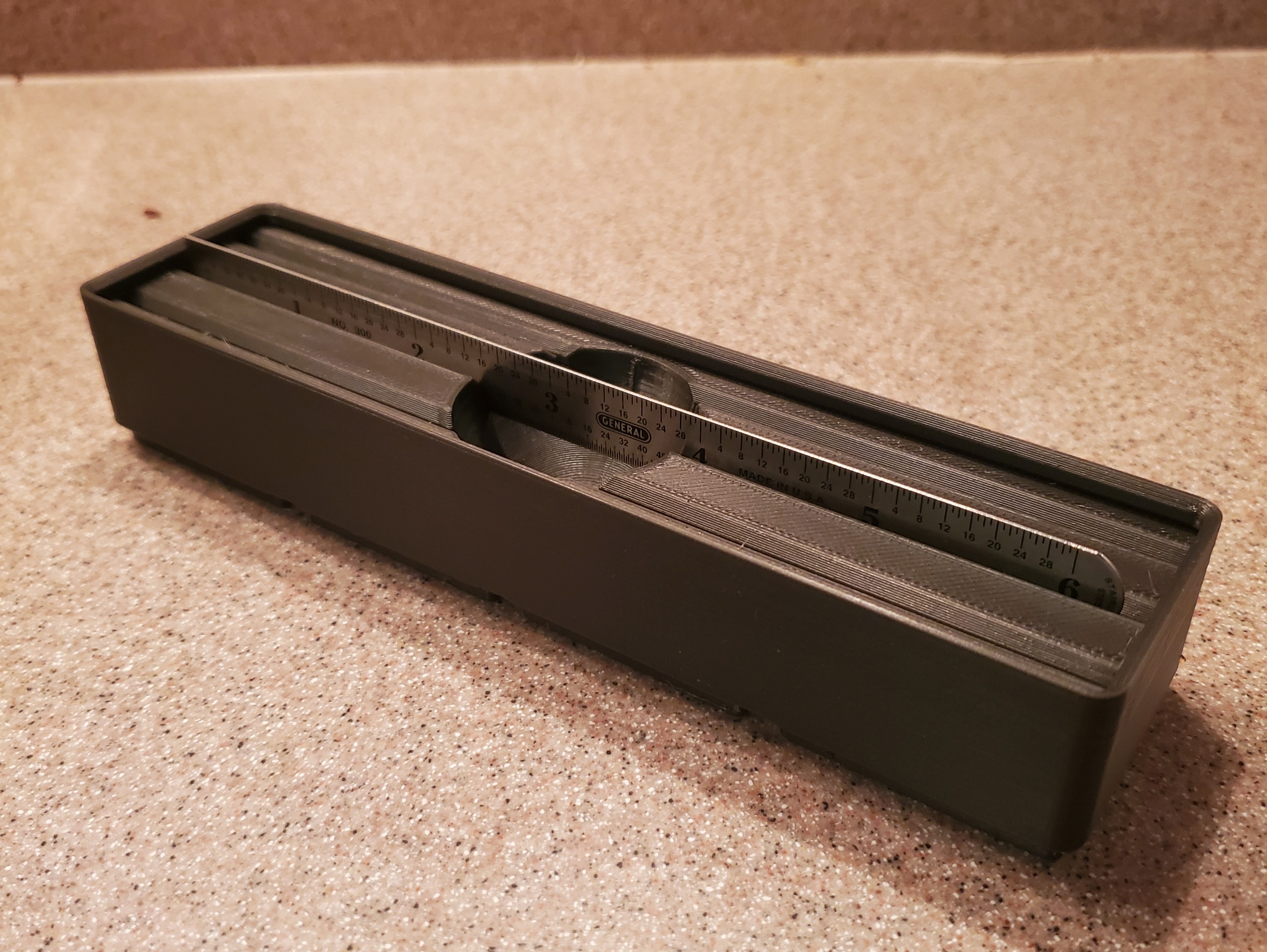 Gridfinity Metal Ruler Bin by ngonzal987 | Download free STL model ...