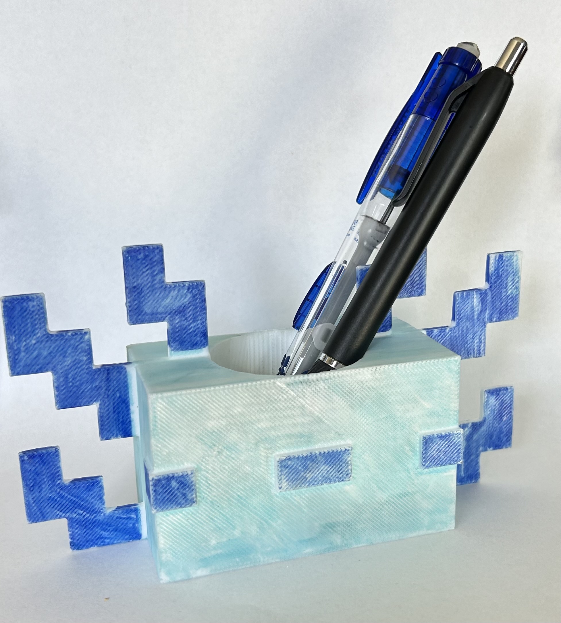 Minecraft Axolotl Pencil Holder by anAxolotl | Download free STL model ...