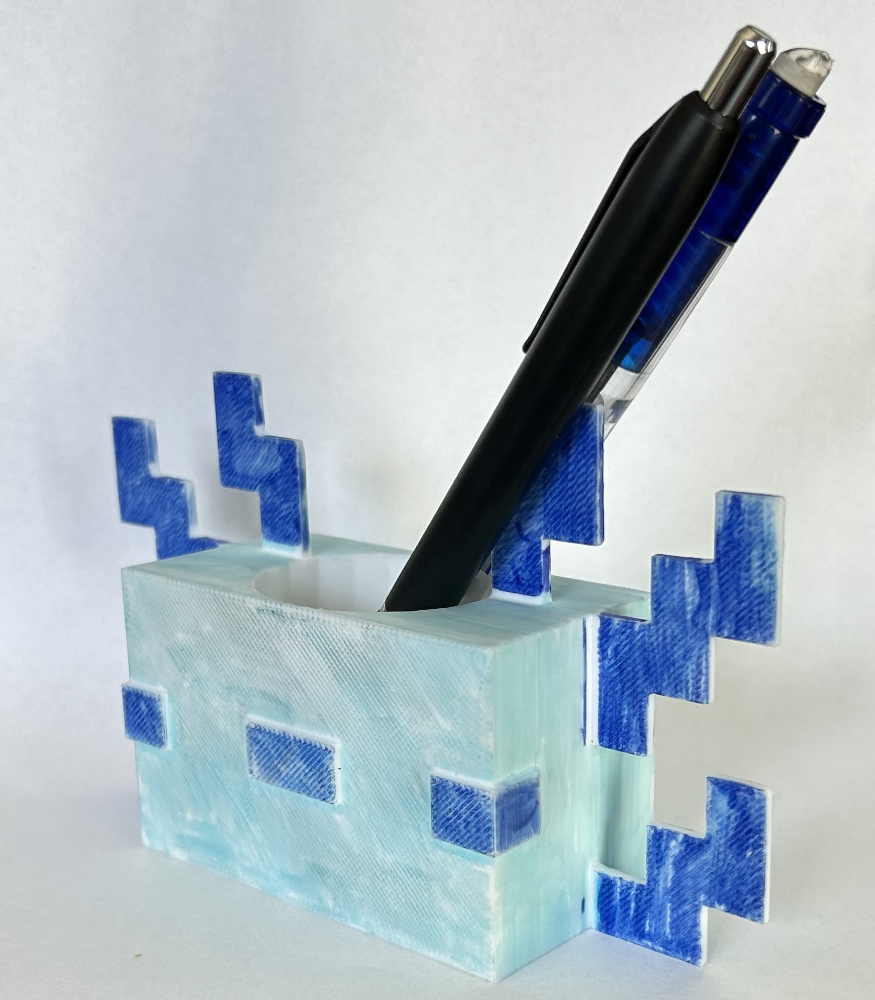 Minecraft Axolotl Pencil Holder by anAxolotl | Download free STL model ...