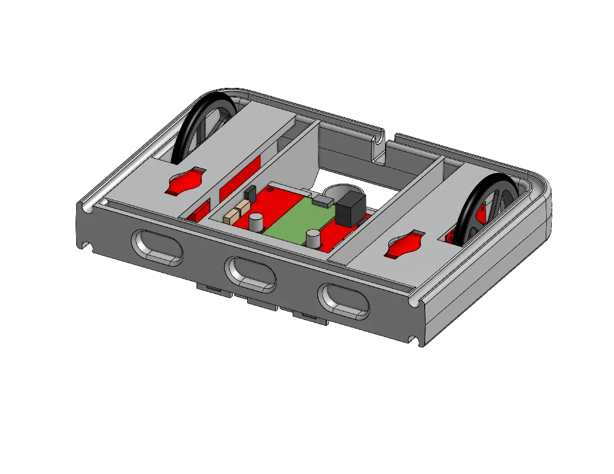 XRP 4 Wheel Drive Chassis Upgrade by AGB | Download free STL model ...