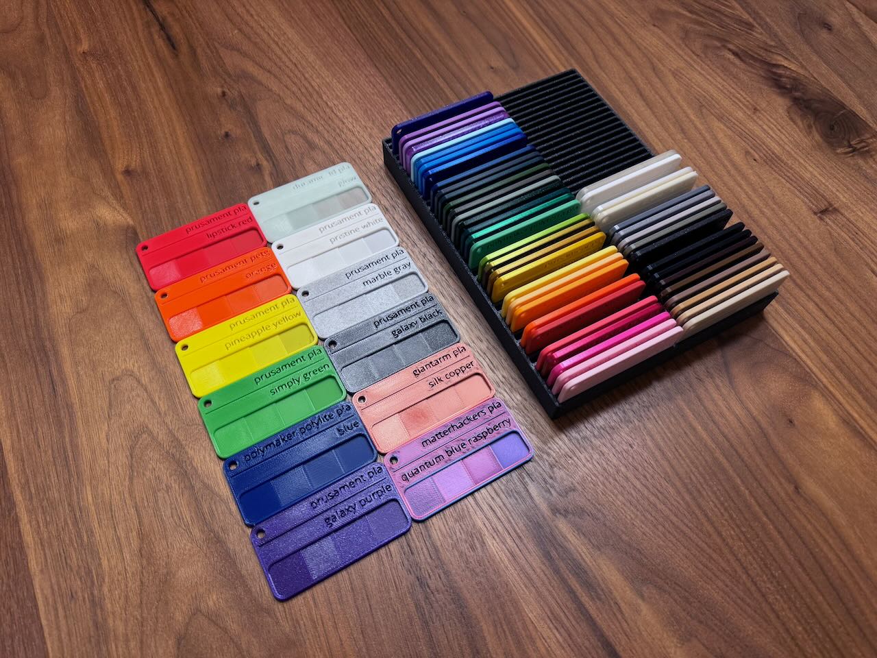 Holder for Filament Swatch Card with Label by Matt Cooper | Download ...