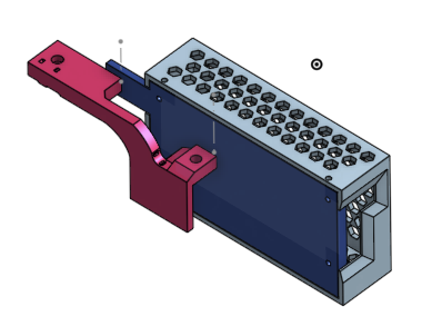 Redesigned straight line ERCF v2 coupler block and electronics bay by ...