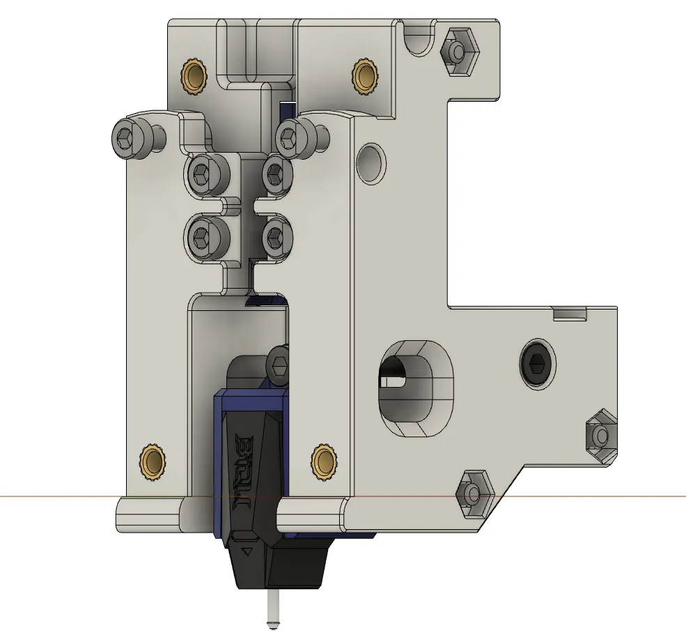 Voron StealthBurner Mount for Biqu / BTT MicroProbe by djos_1475 ...