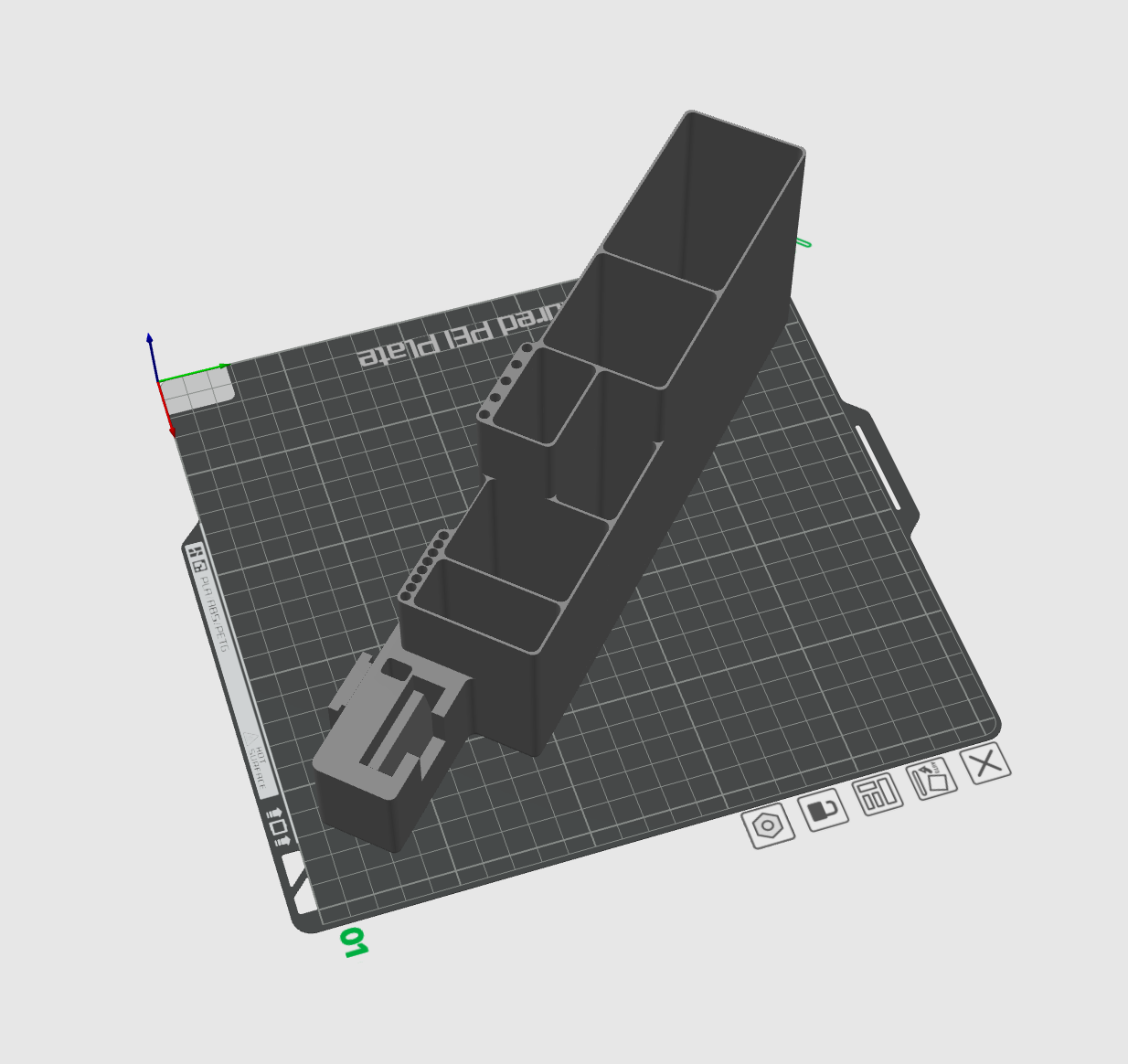 Shelf Tool holder for AMS Riser V2 or similar, i inserted some ...