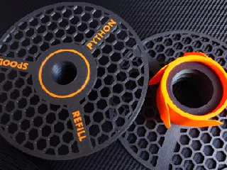 Python Refill Spool by humebeam | Download free STL model | Printables.com