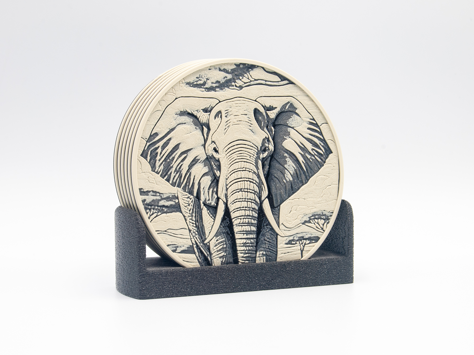 Savanna Wildlife Coasters by Bamingo Design | Printables Store