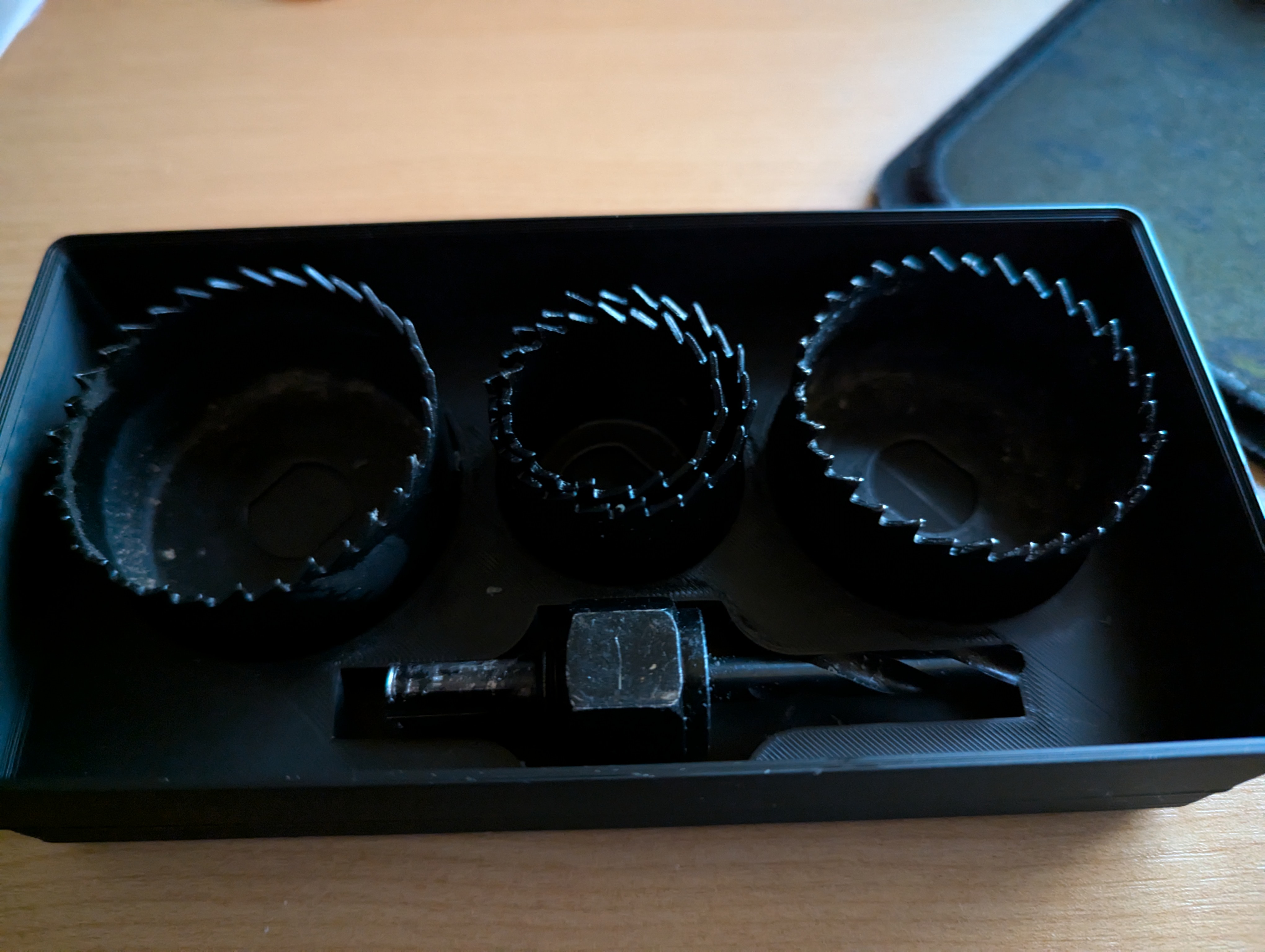 Gridfinity - Craftright Hole Saw Set 5 pieces by tsarrr | Download free ...