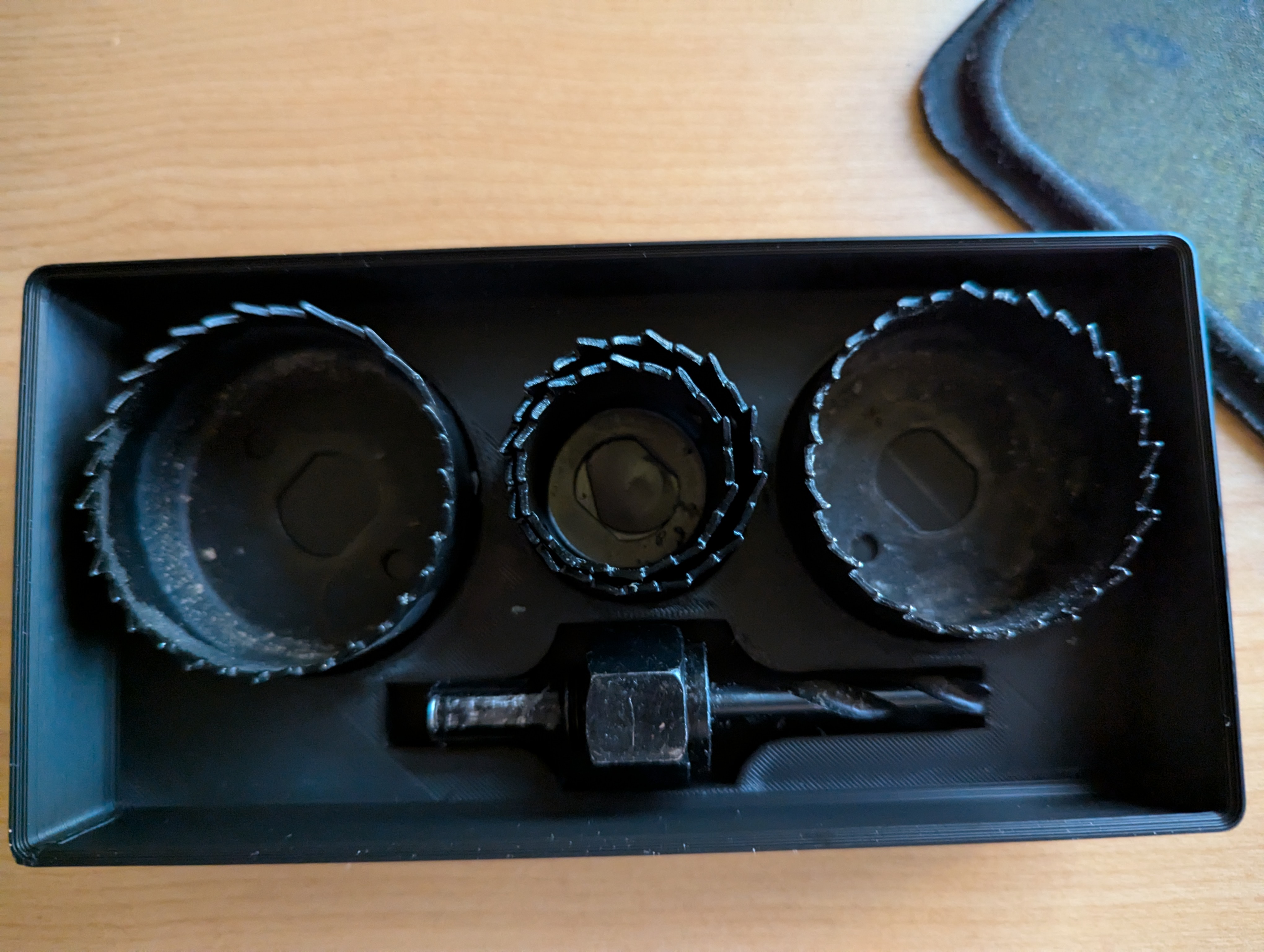 Gridfinity - Craftright Hole Saw Set 5 pieces by tsarrr | Download free ...