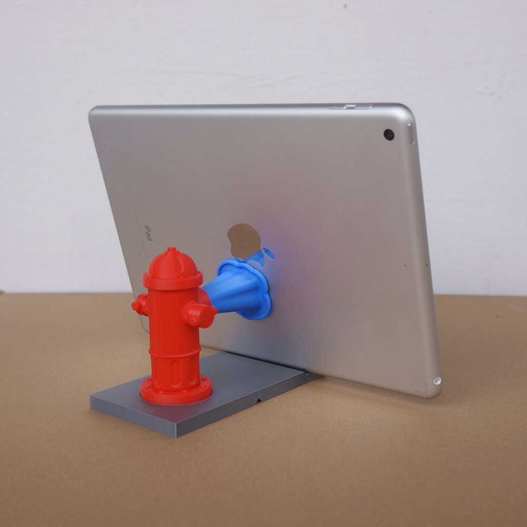 Fire Hydrant Phone/Tablet Stand by ModelMakers | Printables Store