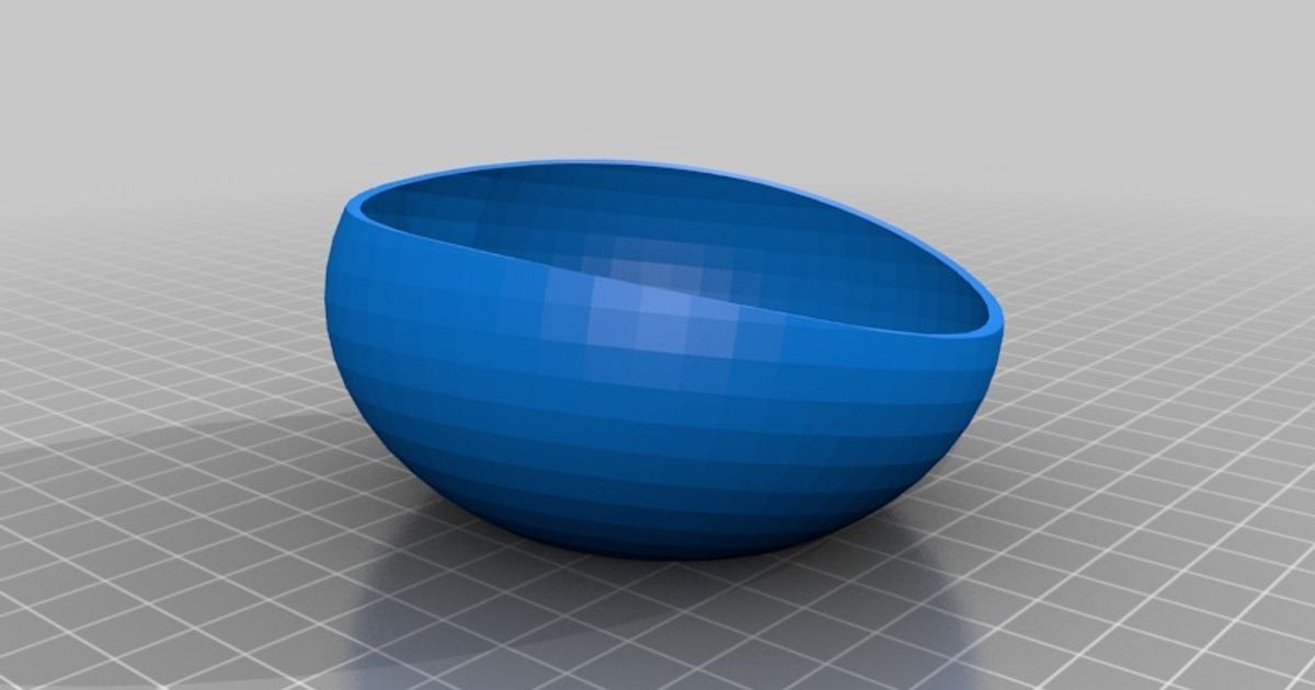 My Customized Bowl Factory by Justin | Download free STL model ...