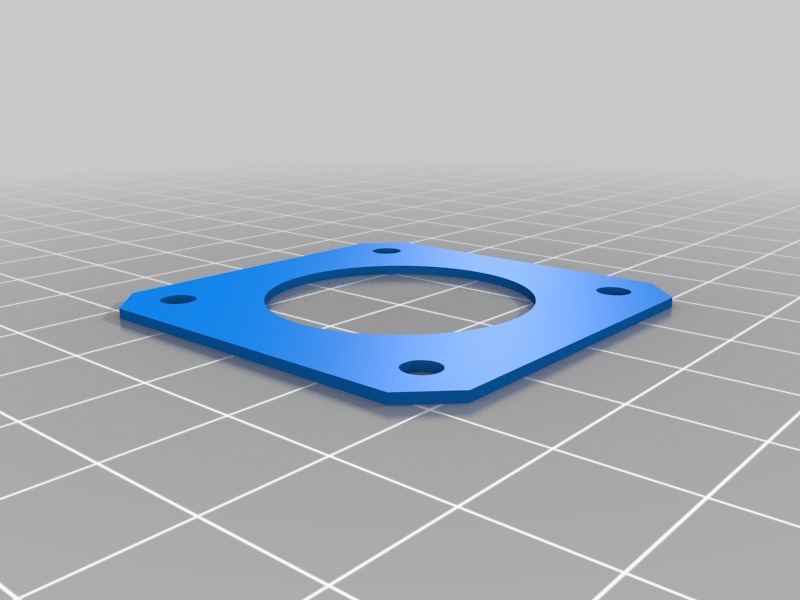 My Customized Customisable NEMA17 Spacer Plate by Justin | Download ...