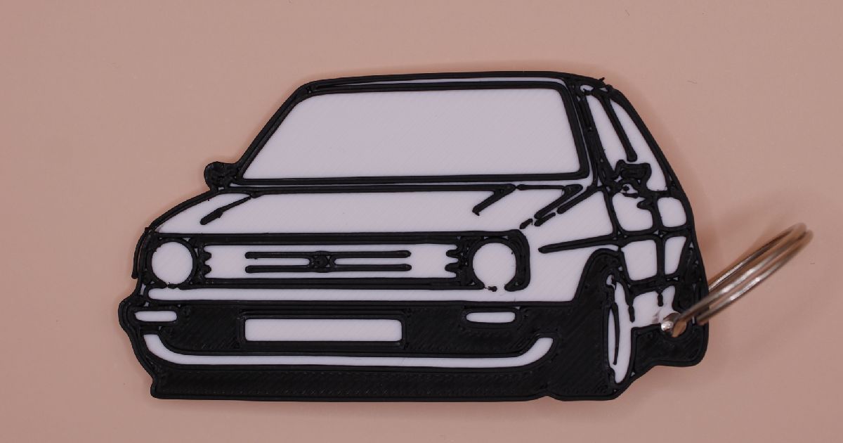 Volkswagen golf 2 by Vize3Dtisku | Download free STL model | Printables.com